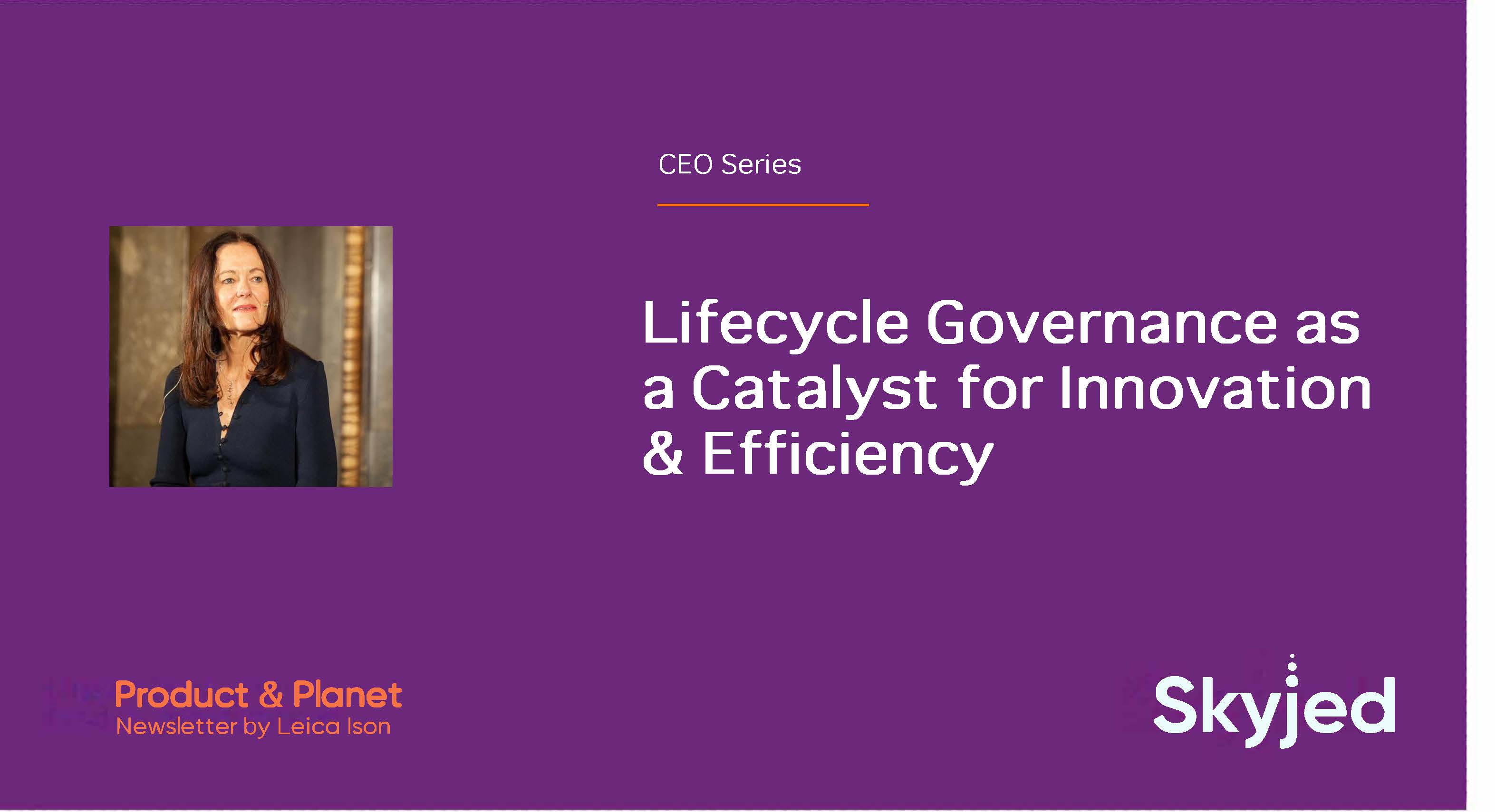 Lifecycle Governance as a Catalyst for Innovation and Efficiency